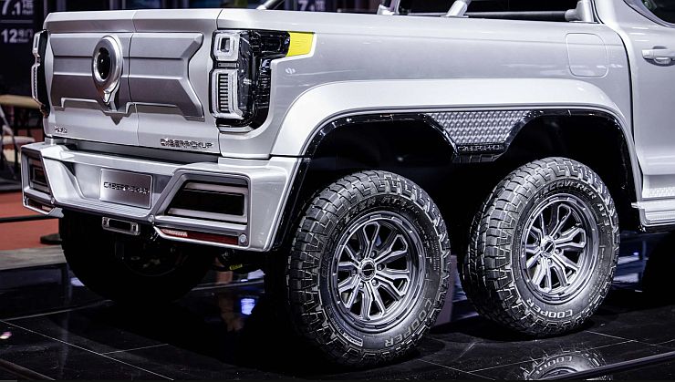 GWM sorprende con una pick-up de 6 ruedas que competirá en el segmento ...